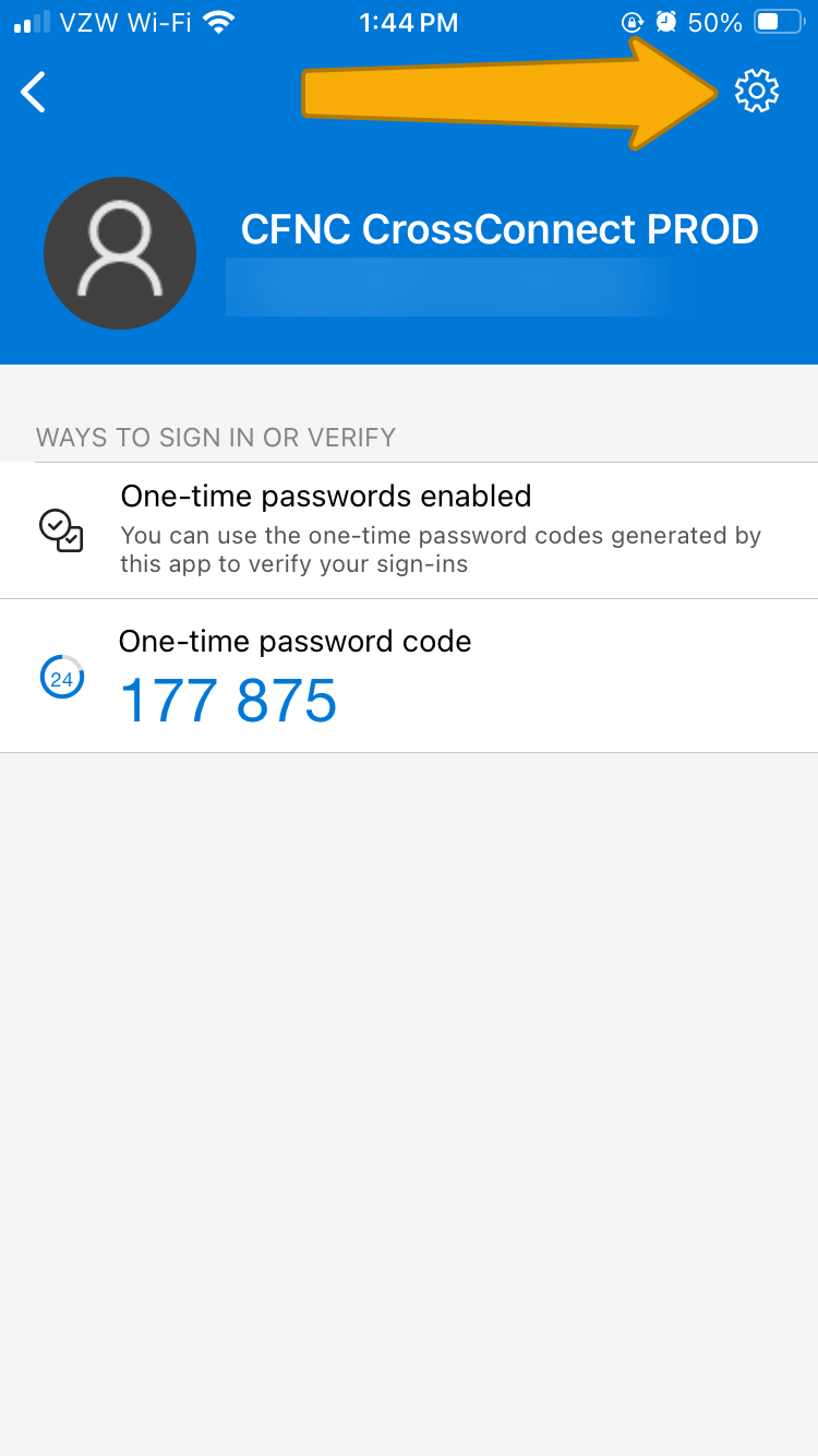 2FA: Reset Authentication Key – CFNC Campus Help Center