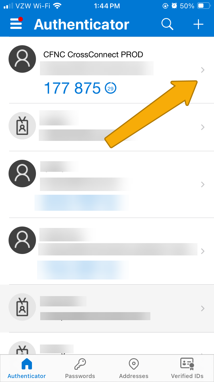 2FA: Reset Authentication Key – CFNC Campus Help Center