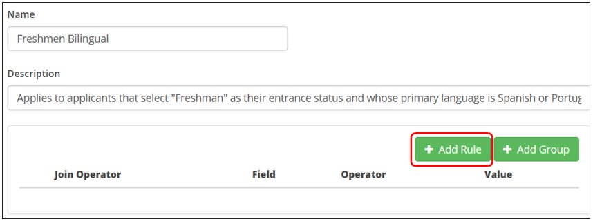 Creating Complex Application Rules – CFNC Campus Help Center